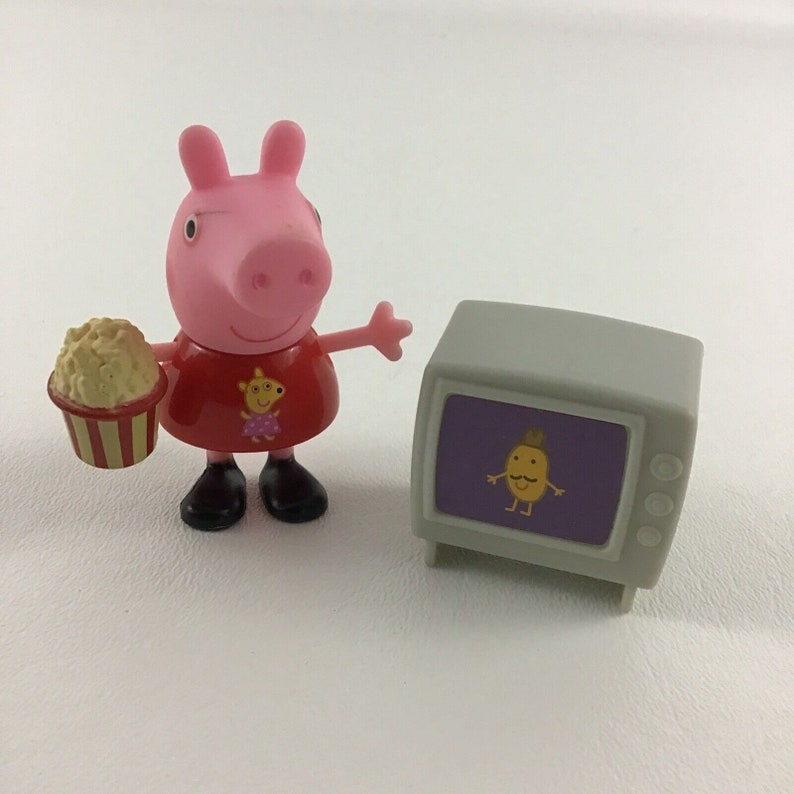 Peppa Pig Movie Night Peppa Figure Popcorn TV Mr Potato - Etsy
