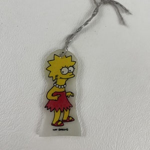 Shrinky Dinks Simpsons 5pc Lot Christmas Ornaments Colorforms Vintage ...