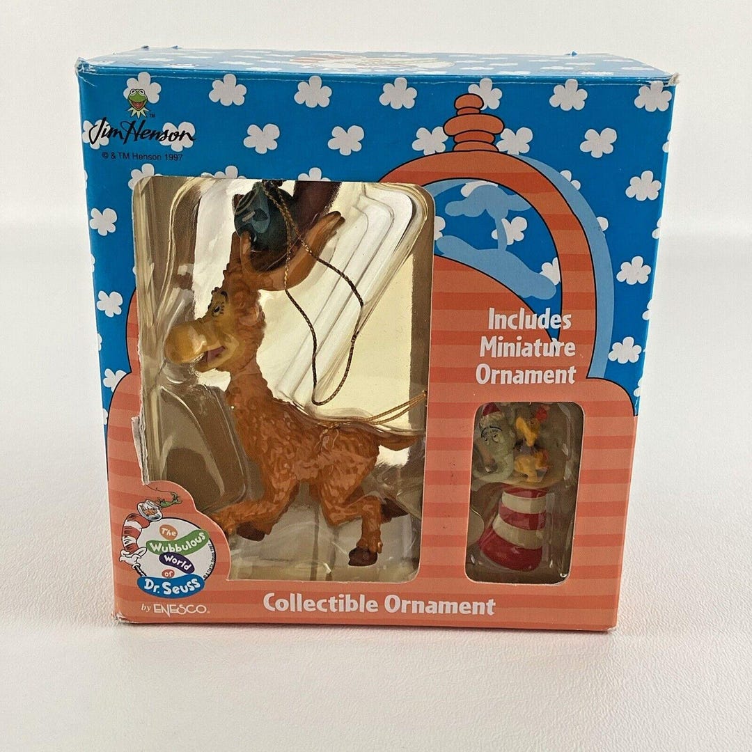 Dr Seuss Ornament Thidwick Big Heart Moose Enesco Henson Vintage 1997 ...
