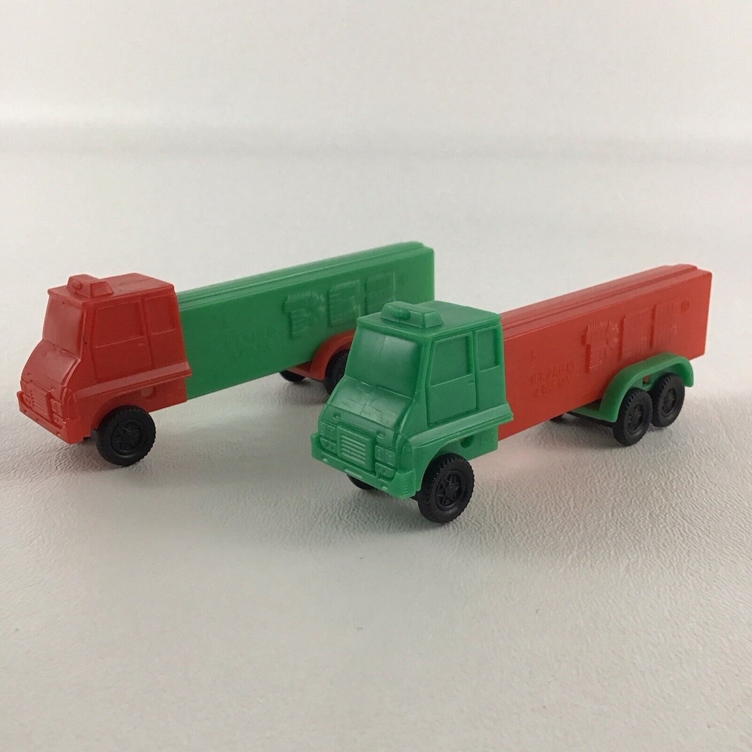 Pez Candy Dispenser Semi Trucks Big Rig Lot Transport Hauler No Feet ...