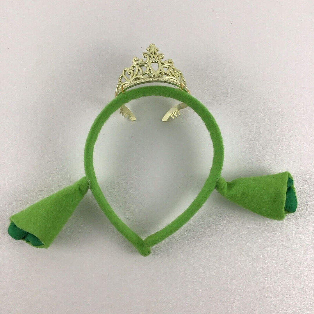 Dreamworks Shrek Princess Fiona Headband Ogre Ears Tiara Kid Costume ...