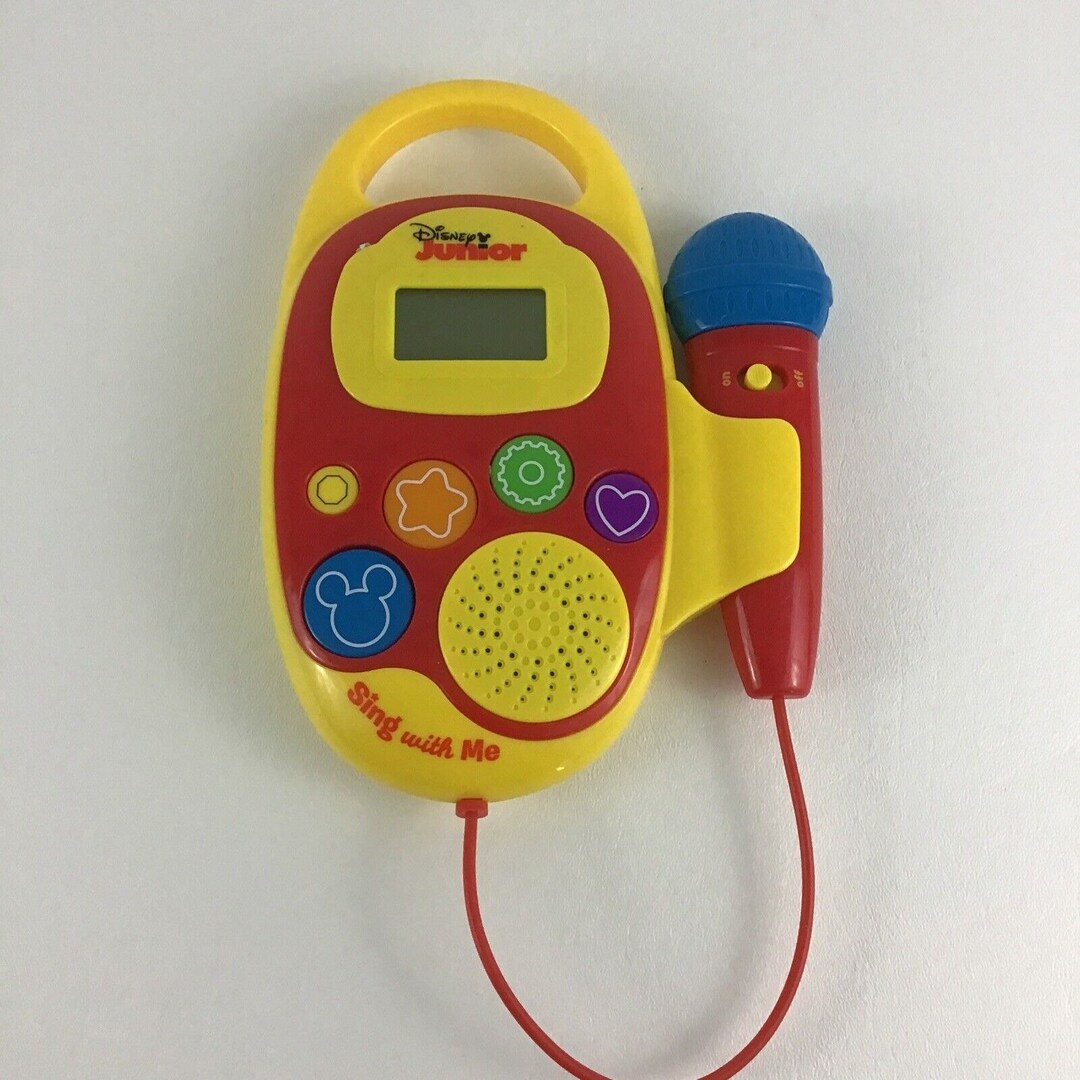 Disney Junior Sing With Me Sing Along Music Player Microphone - Etsy ...