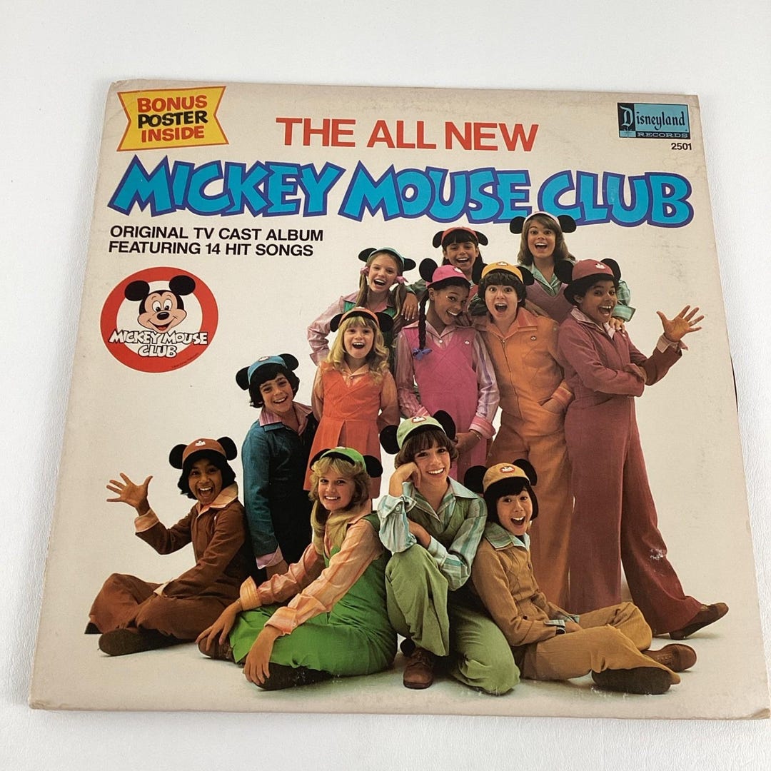 Mickey Mouse Clubhouse Vinyl Record Cast Album LP Music Hit Songs ...