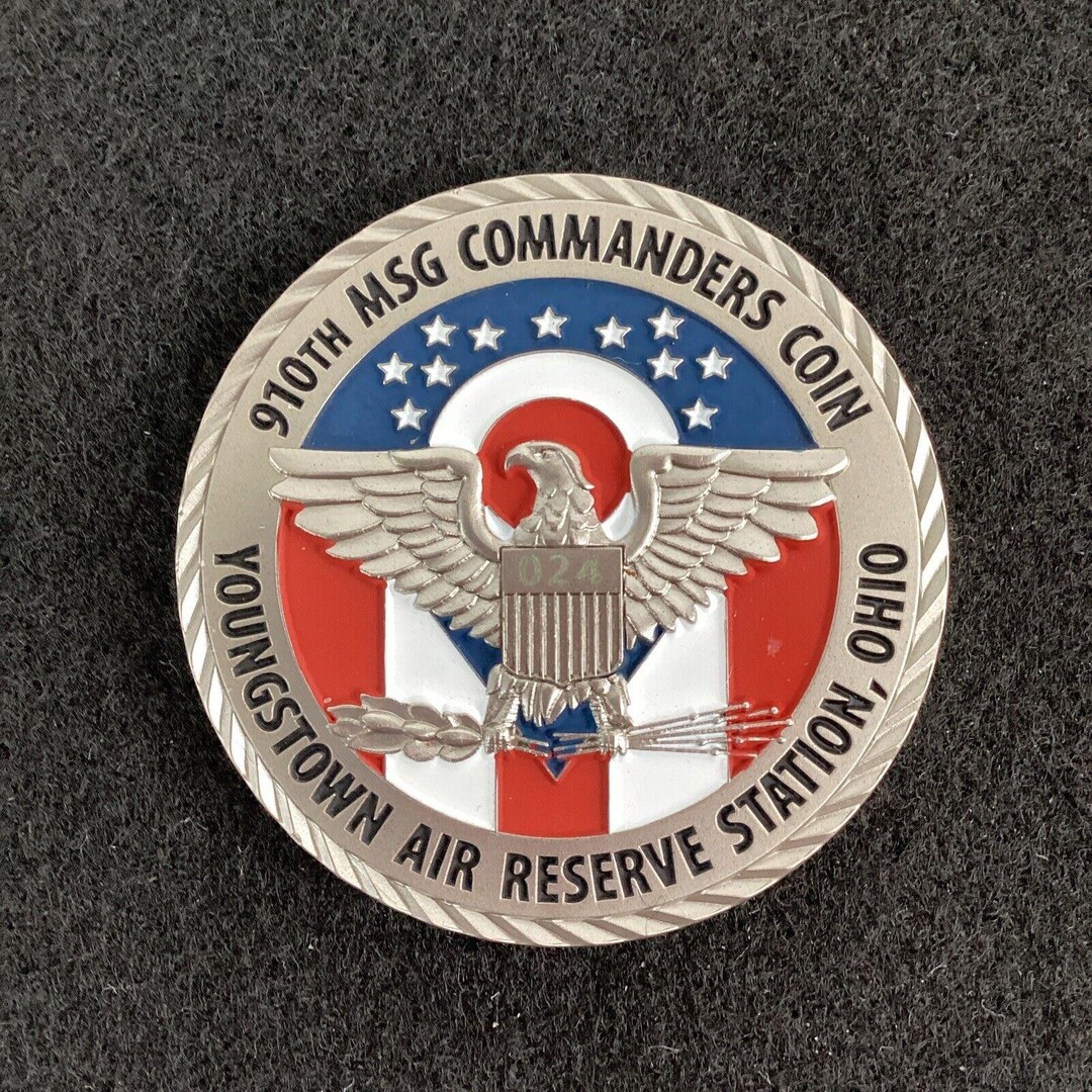 Air Force Challenge Commanders Coin 910th Mission Support Group ...