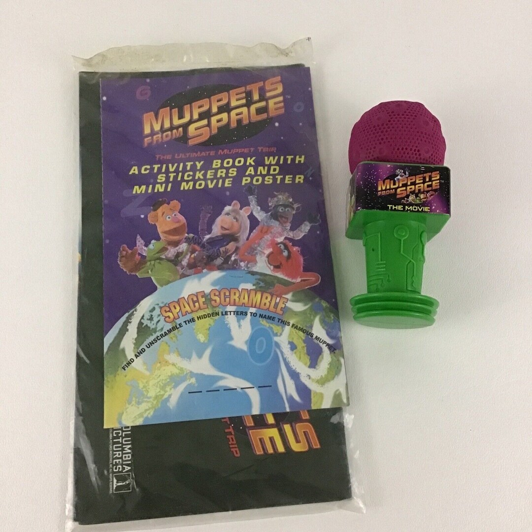 Muppets From Space Wendy's Kids Meal Set Microphone Activity Book ...