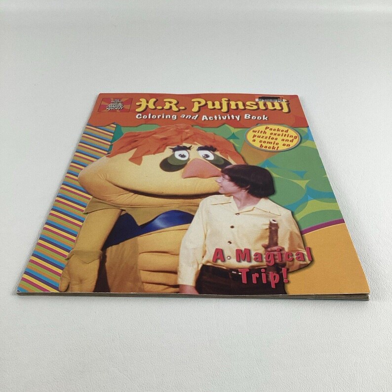 H.R. Pufnstuf Coloring Activity Book Vintage World Sid Marty Krofft ...