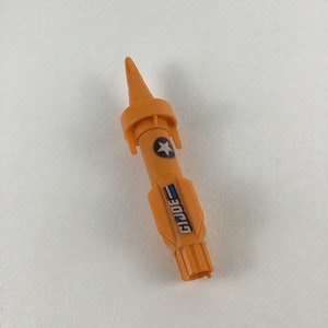 GI Joe Rocket Missile With Cone Two Stage 6” Orange Accessory Vintage ...