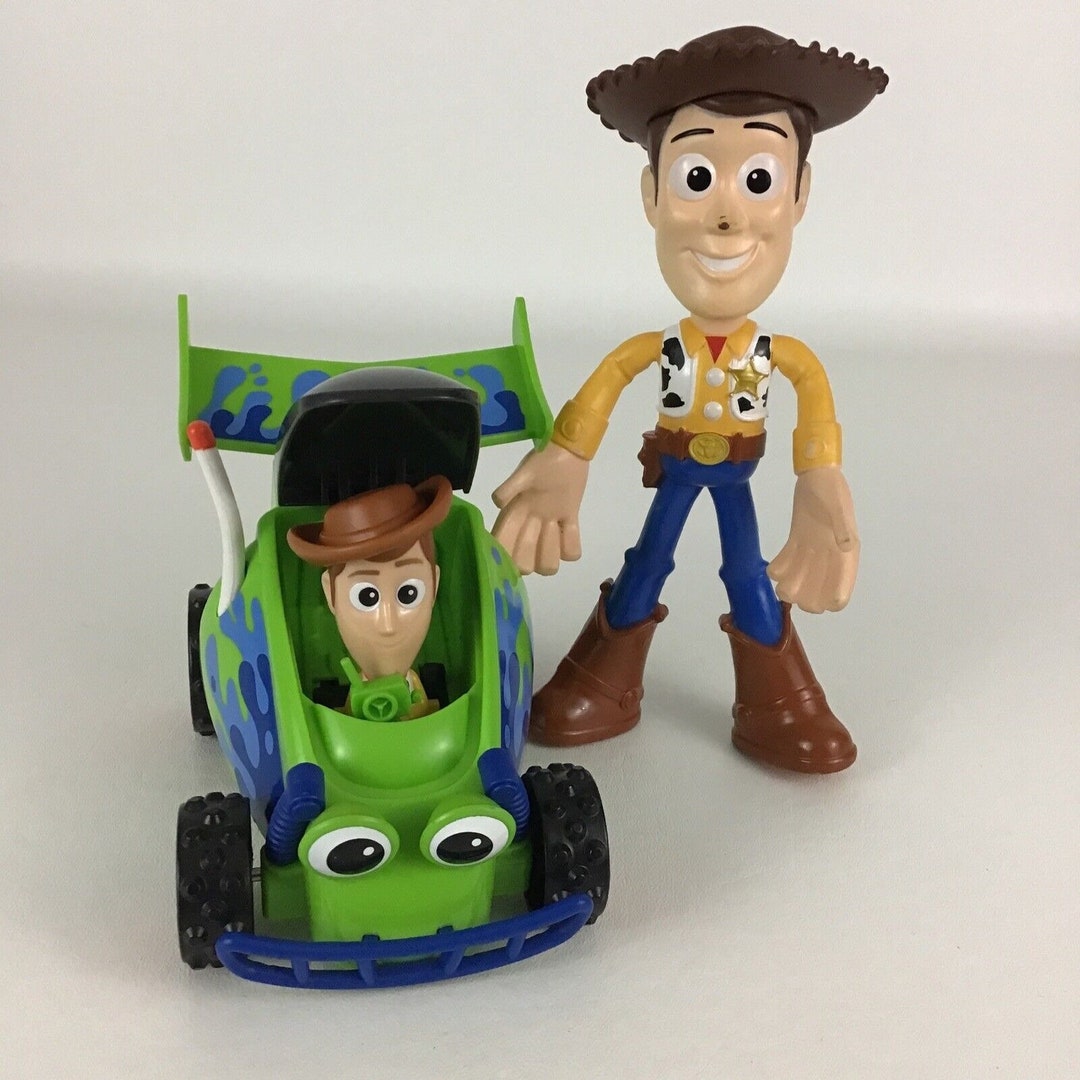 Disney Toy Story RC Woody Pop up Racer Bendable Sheriff 8 Action Figure ...