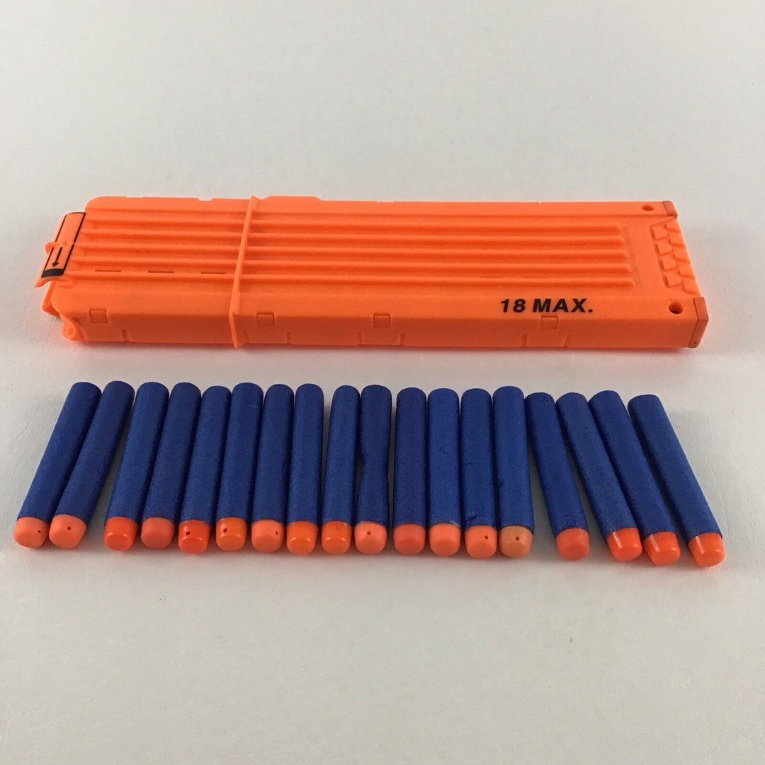 Nerf N Strike Ammunition Clip 18 Max Soft Darts Ammo Holder Hasbro Toy ...