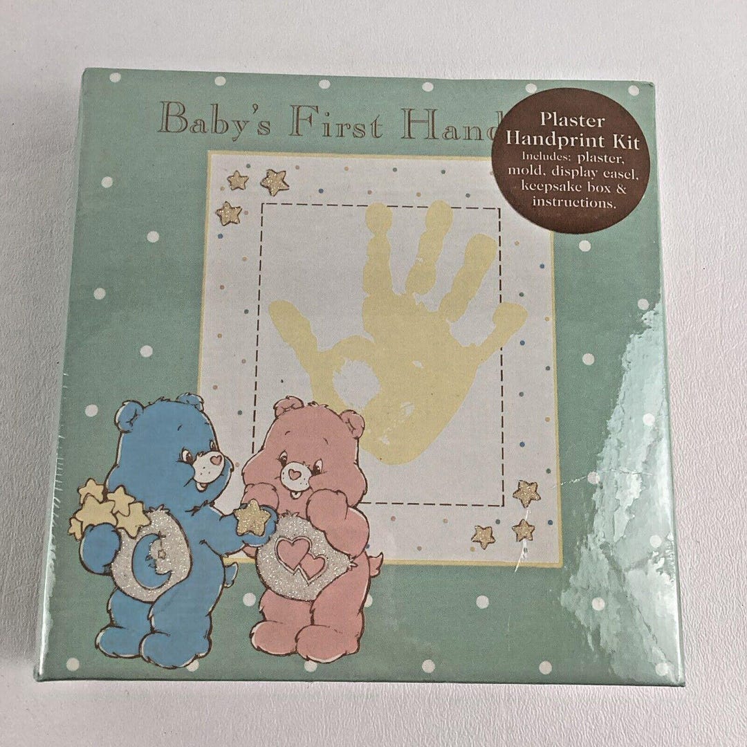 Care Bears Plaster Handprint Kit Baby's First Keepsake Box Bedtime Love ...