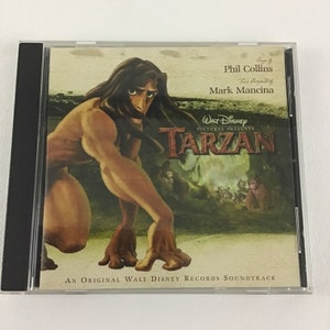 Walt Disney Pictures Tarzan CD Original Soundtrack Phil Collins Vintage ...