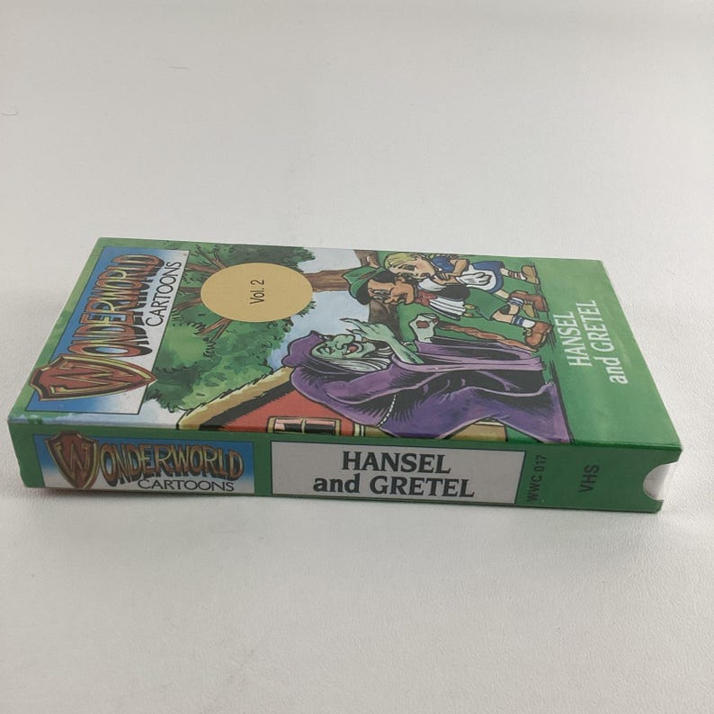 Wonderworld Cartoons VHS Tape Hansel & Gretel Volume 2 Vintage 1990 ...