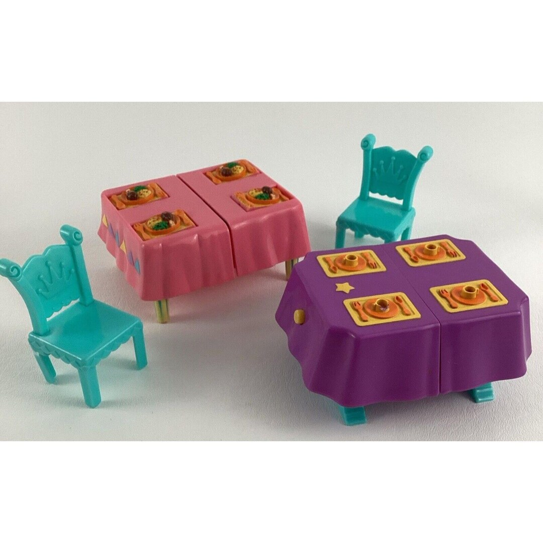 Dora the Explorer Talking Dollhouse Dining Room Table Chairs Food Flip ...