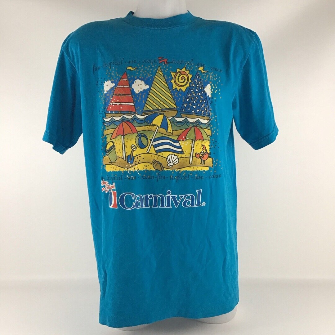 Carnival Cruise Lines the Fun Ship T-shirt Vacation Size Large Lg ...
