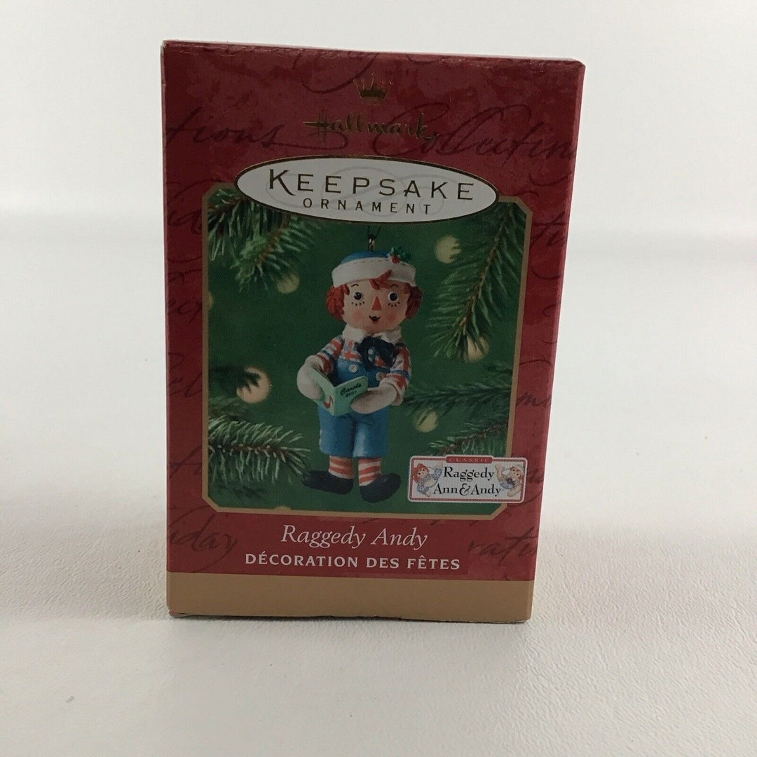 Hallmark Keepsake Christmas Ornament Raggedy Ann Andy Doll Vintage 2001 ...