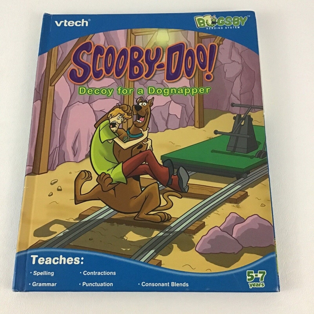 Vtech Bugsby Reading System Scooby Doo Decoy for A Dognapper Book and ...