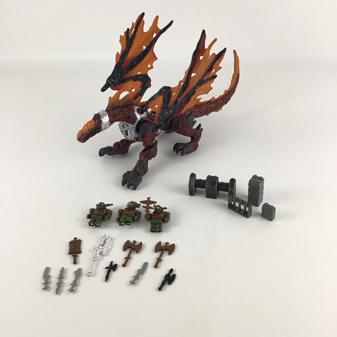 Mega Bloks Dragons Krystal Wars Lot Figures Minifigure Weapons MISSING ...