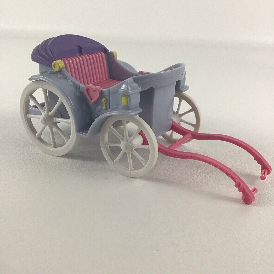 Fisher Price Sweet Streets Carriage Dollhouse Vehicle Floral Vintage ...