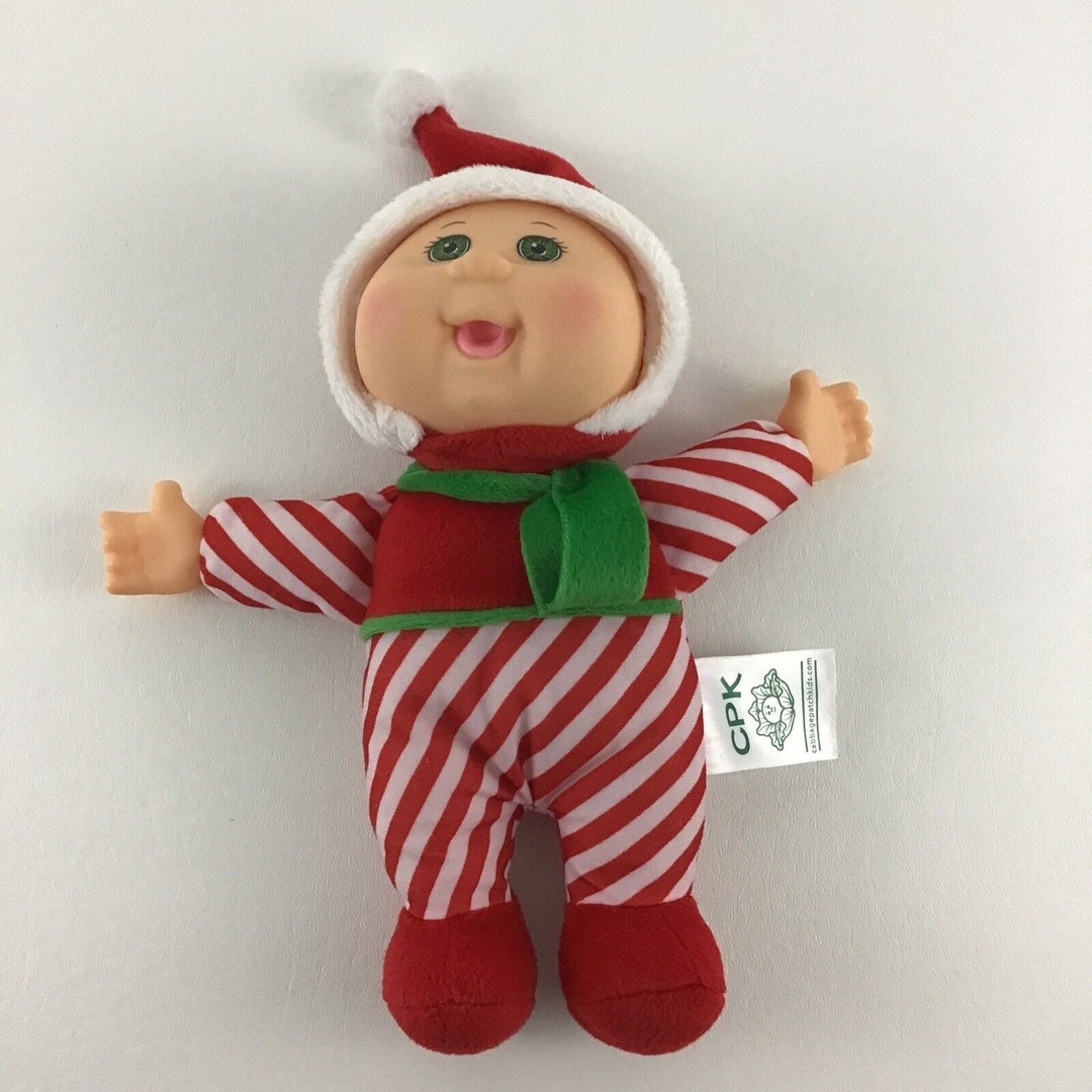 Cabbage Patch Kids Cuties Christmas Holiday Doll 10" Santa Claus Elf ...