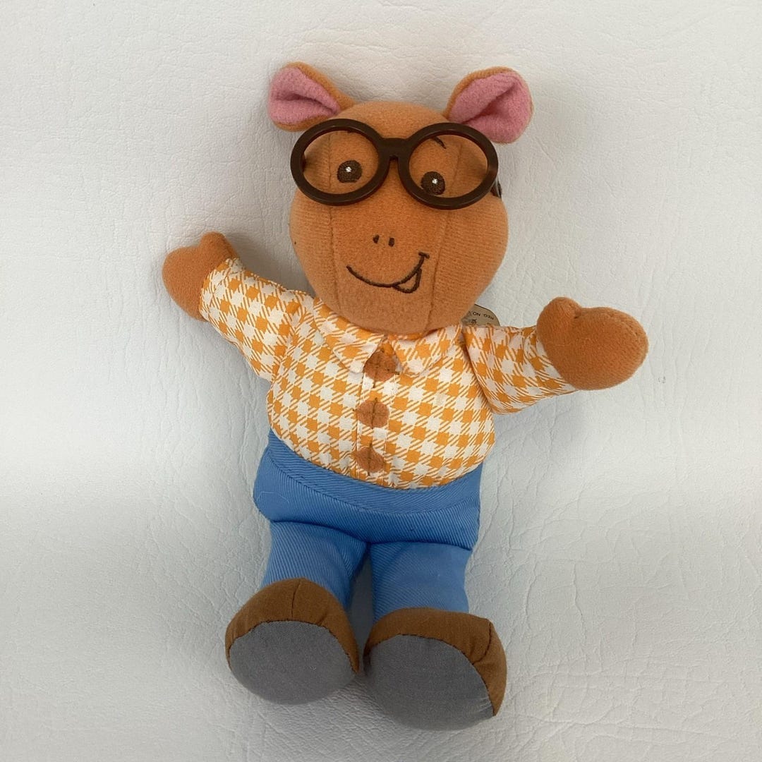 Playskool Arthur Music Time Friends Aardvark 8" Plush Stuffed Toy ...