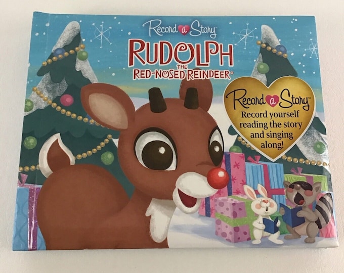 Rudolph the Red Nosed Reindeer Book Record A Story Keepsake Christmas ...