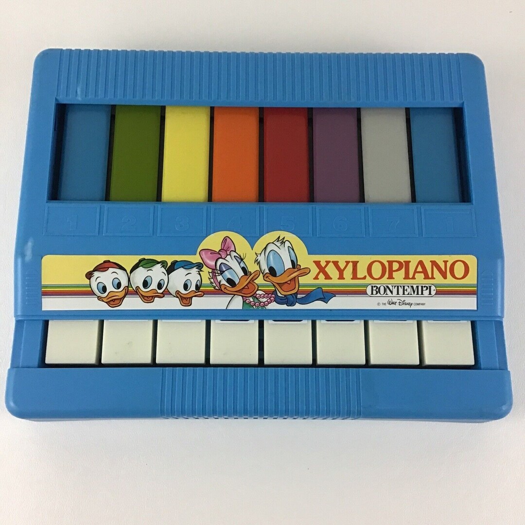 Disney Donald Duck Bontempi Xylopiano Xylophone Piano Music Instrument ...