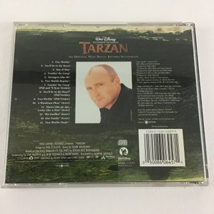 Walt Disney Pictures Tarzan CD Original Soundtrack Phil Collins Vintage ...