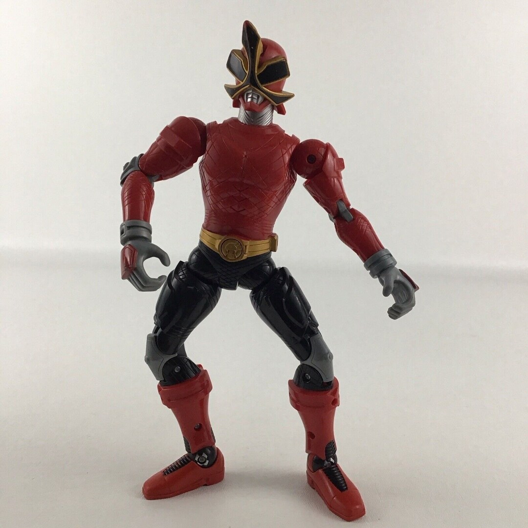 Power Rangers Samurai Force Red Ranger 10" Action Figure Toy Bandai - Etsy