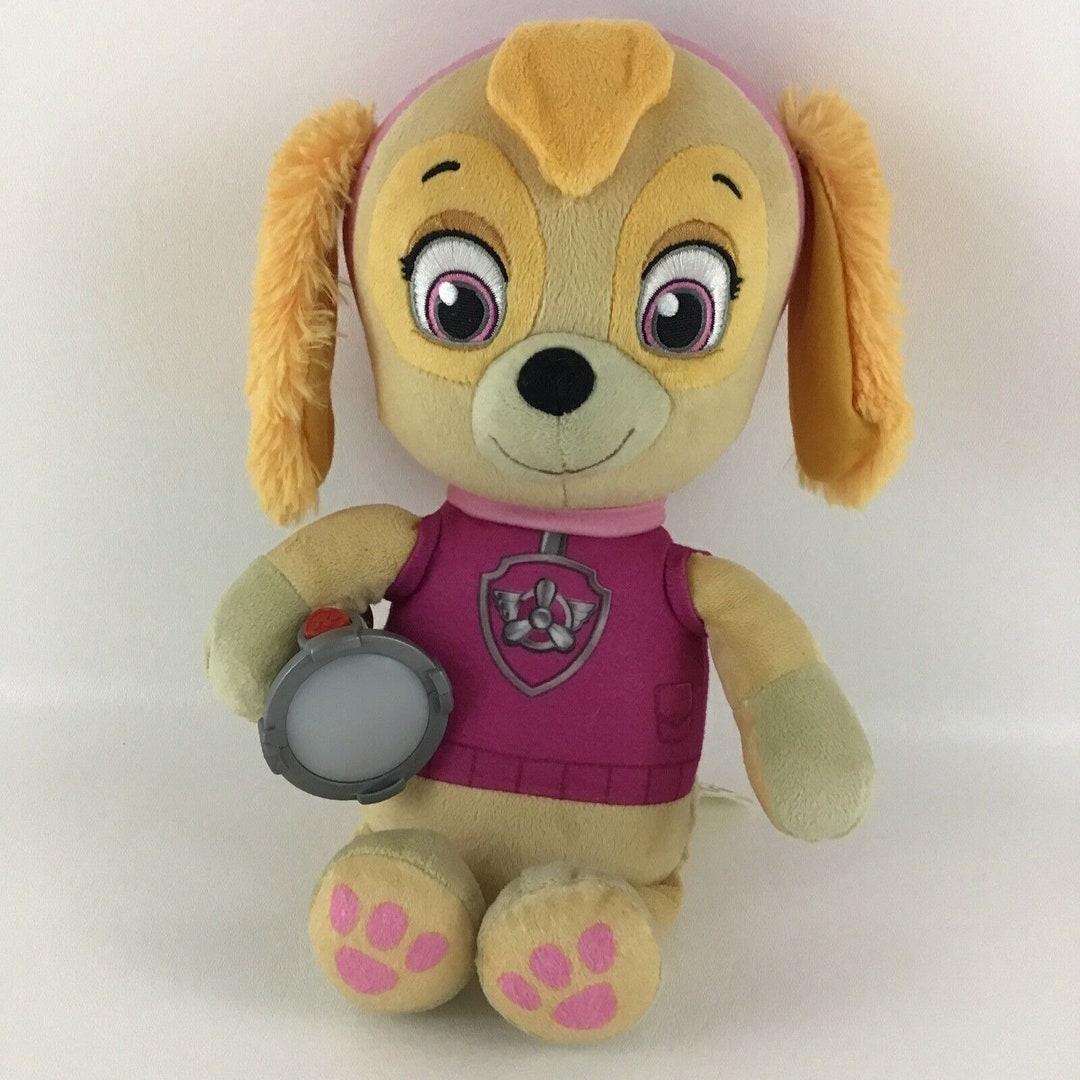 Paw Patrol Snuggle up Skye 13 Plush Stuffed Animal Toy Sound Effect ...