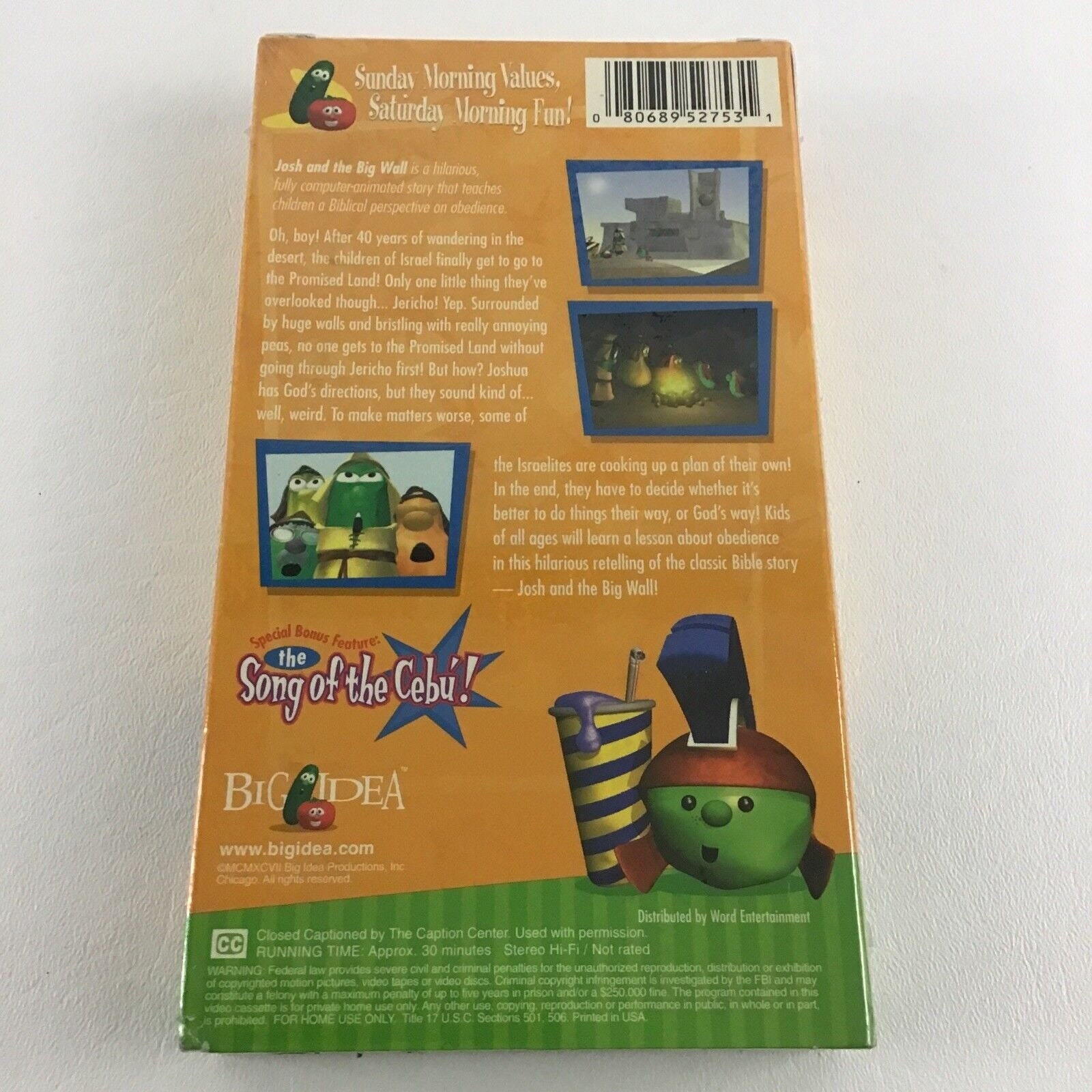 Veggietales Josh And The Big Wall Playset