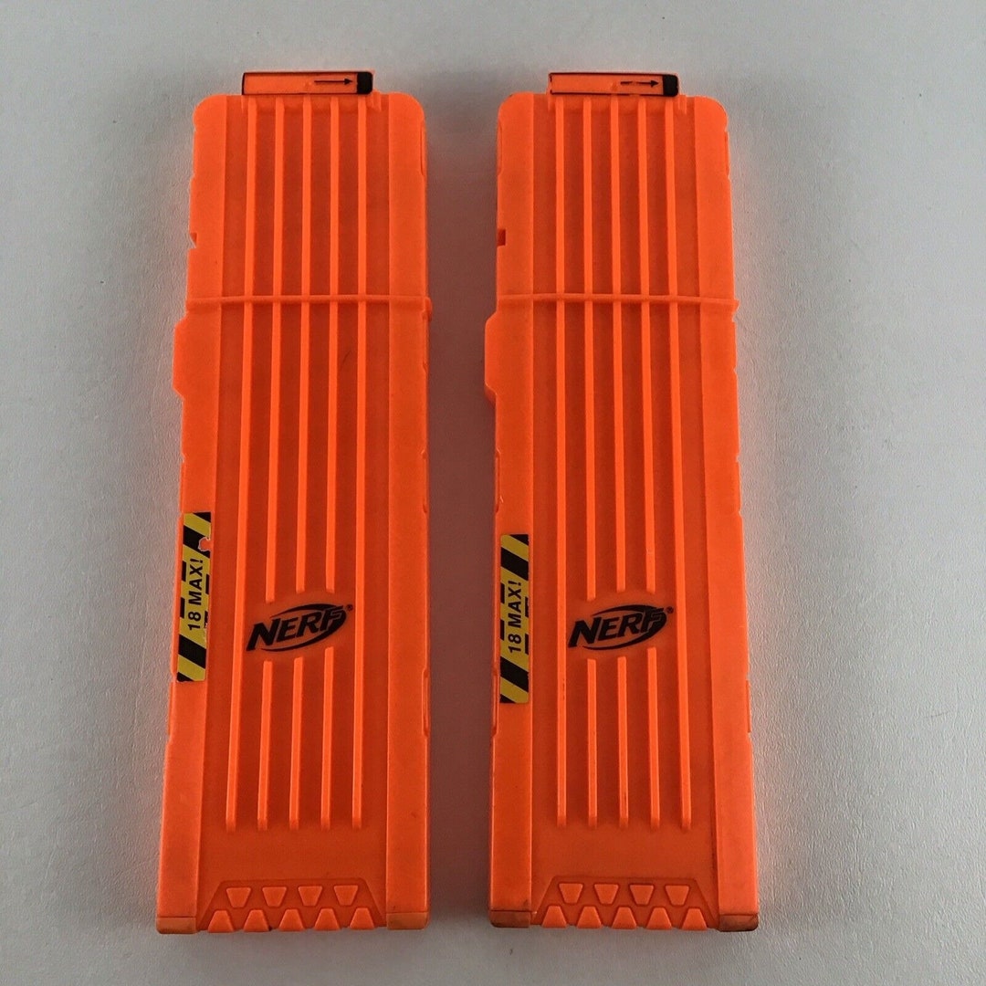 Nerf N Strike Ammunition Clip 18 Max Soft Darts Ammo Holder Hasbro Toy ...