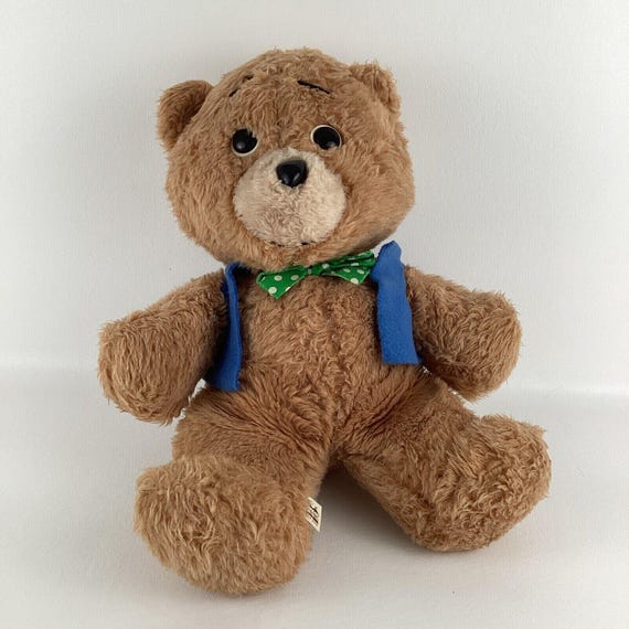 Animal Fair Ted E Bear Who Slept Through Christmas 16 Plush Stuffed Vintage 80s Etsy Australia
