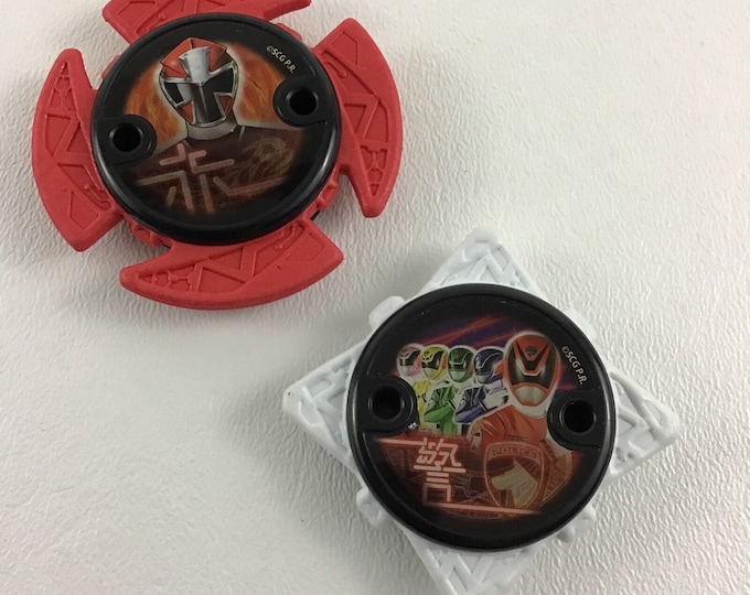 Power Rangers Ninja Steel DX Battle Morpher Foam Star Discs Red Ranger ...