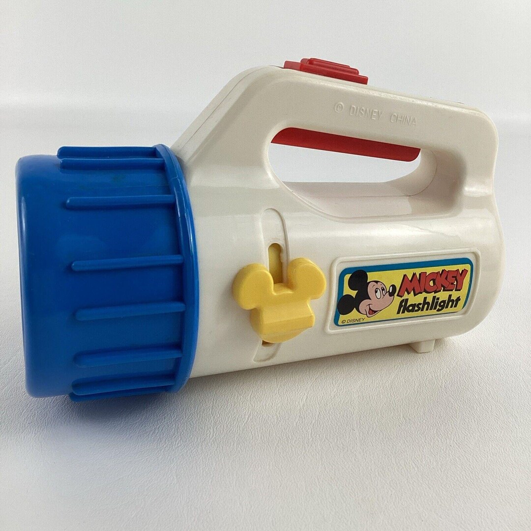 Disney Mickey Mouse Flashlight Multicolor Lens Night Light Projector ...