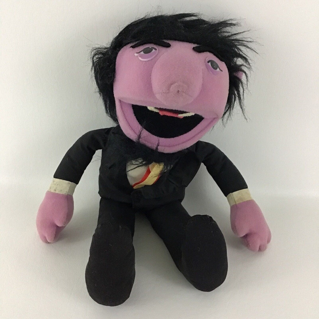 Sesame Street Count Von Count Plush Stuffed 14 Doll Muppet Vintage 90s ...