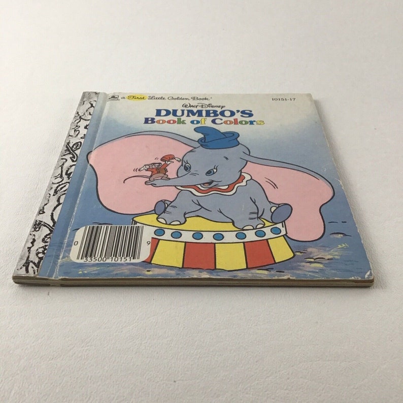 First Little Golden Book Disney Dumbo's Book of Colors Vintage 1988 ...
