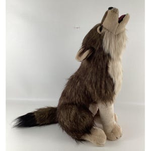 Wild Republic Howling Wolf 25" Realistic Jumbo Large Plush Stuffed ...