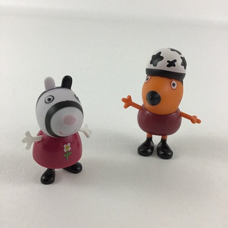 Peppa Pig Friends Zoe Hopscotch Freddy Bike Ride Figure Lot - Etsy