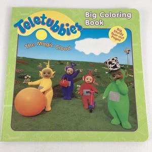Teletubbies Big Coloring Book the Magic Cloud Tear Out Pages Tinky ...