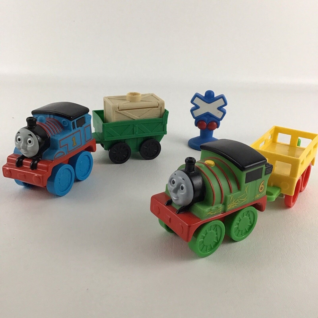 Thomas the Tank Engine My First Trains Farm Train Playset Percy Cargo ...