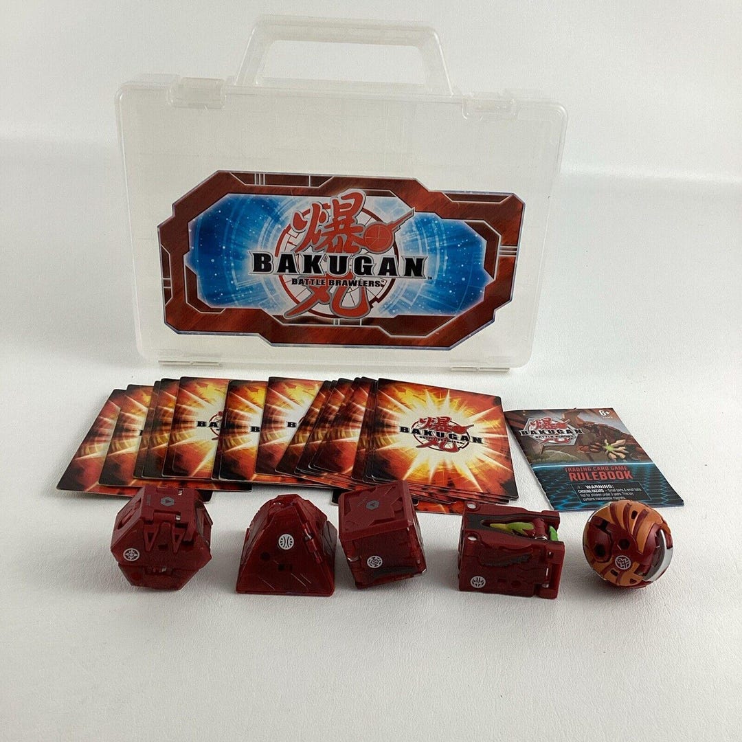 Bakugan Battle Brawlers Portable Carry Case Trap Figure Trading Cards ...