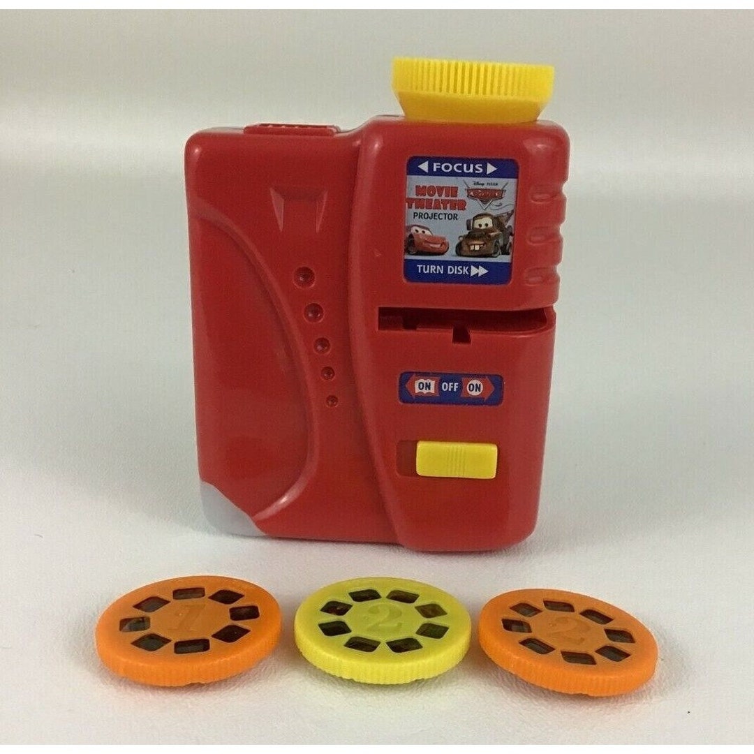 Disney Cars Movie Theater Projector Replacement 4pc Lot 2002 Readers ...