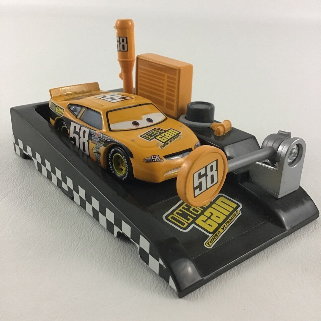 Disney Pixar Cars Race O Rama Pit Row Race off Octane Gain Diecast ...