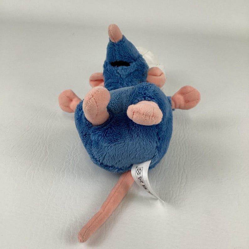 Disney Pixar Ratatouille Remy 7" Plush Stuffed Animal Toy Chef Hat Rat ...