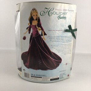 Barbie Collector Holiday Barbie Fashion Doll Special 2004 Edition Toy ...