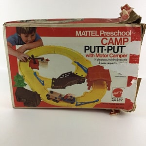 Mattel Camp Putt-putt Motor Camper Boat 70s Toy Preschool Vintage 1973 ...