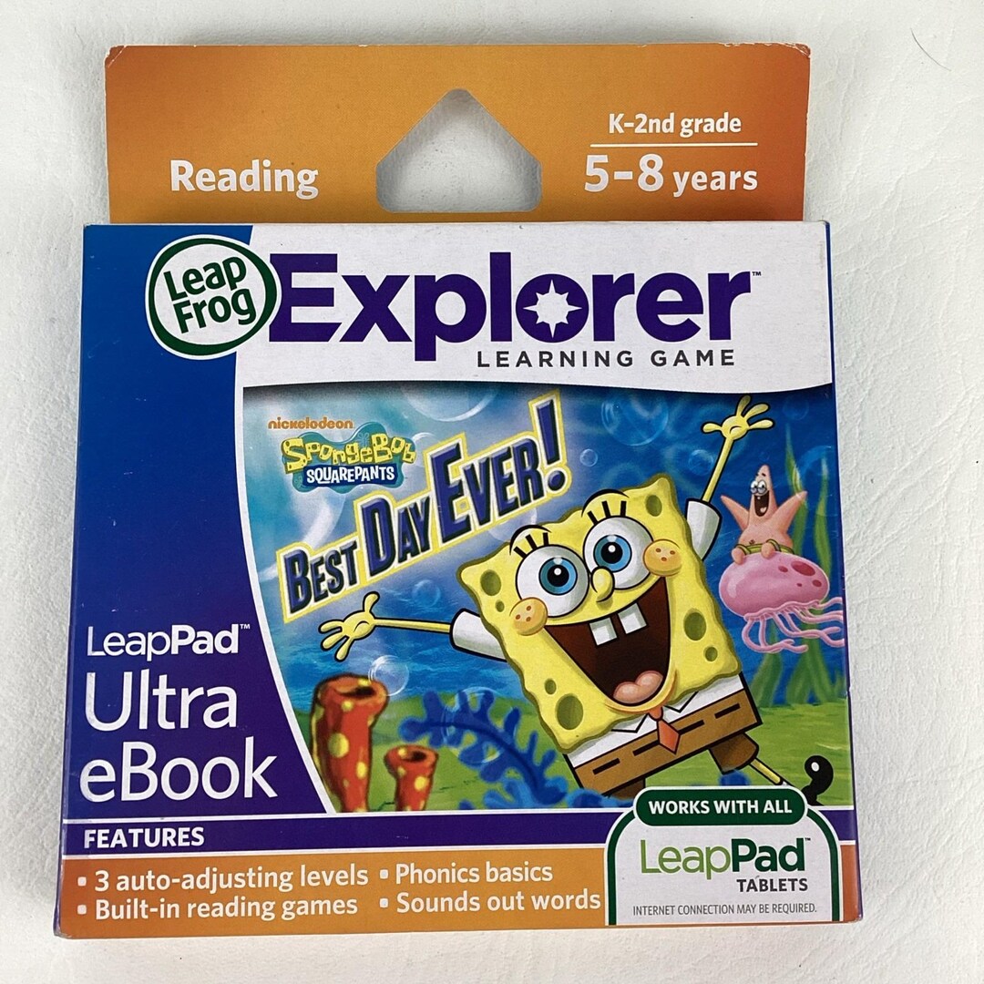 Leap Frog Explorer Learning Game Leap Pad Ultra Ebook Spongebob Best ...