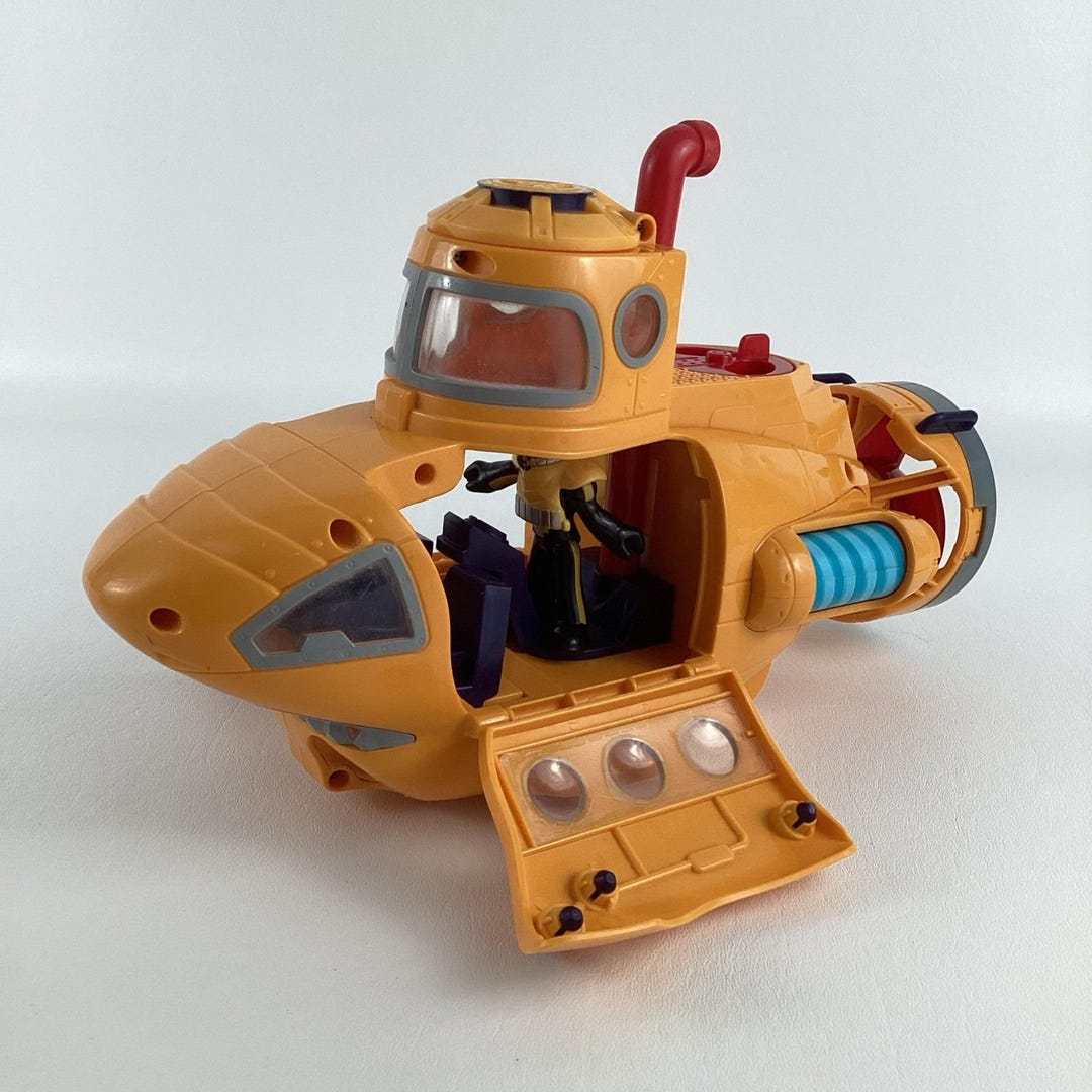 Fisher Price Imaginext Ocean Submarine Vehicle With Figure Deep Sea ...
