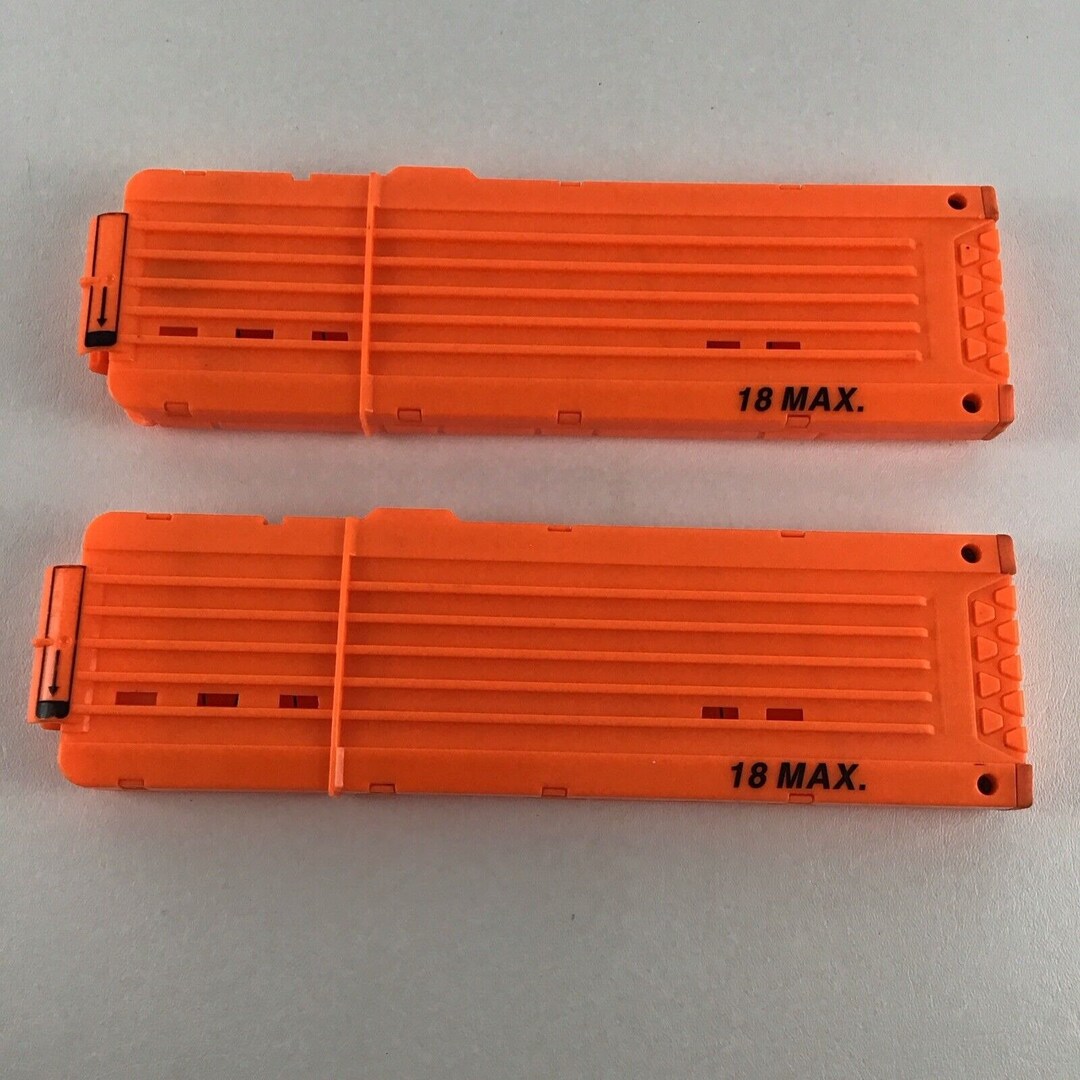 Nerf N Strike Ammunition Clip 18 Max Soft Darts Ammo Holder Hasbro Toy ...