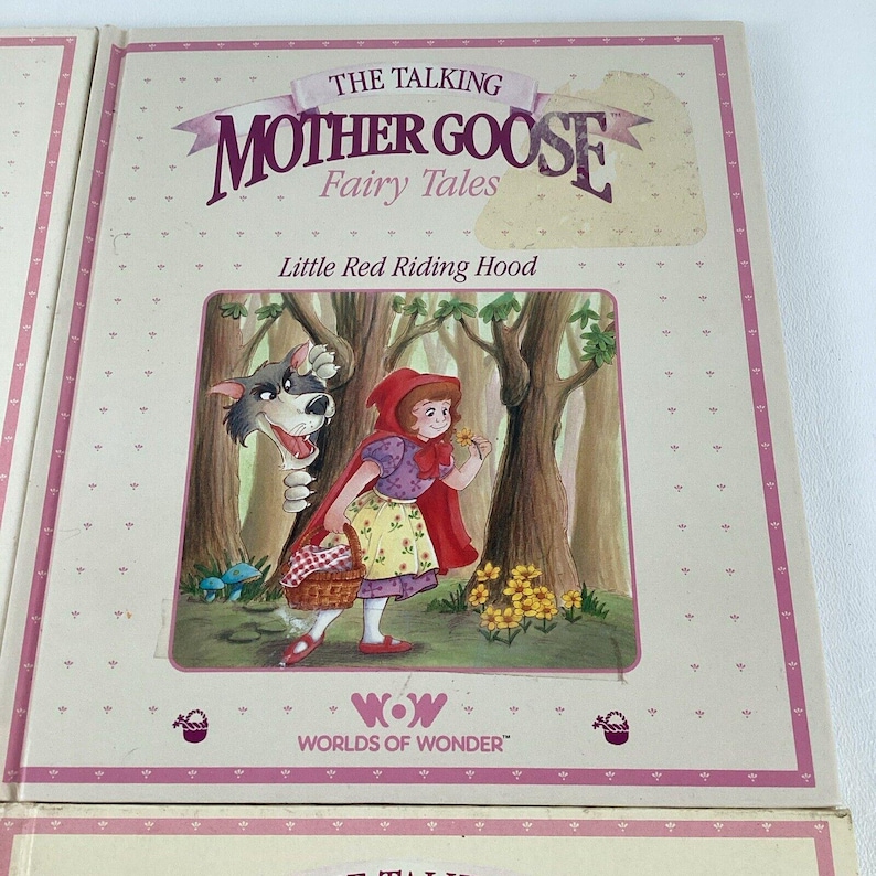 World of Wonder the Talking Mother Goose Hardcover Books Lot Vintage ...